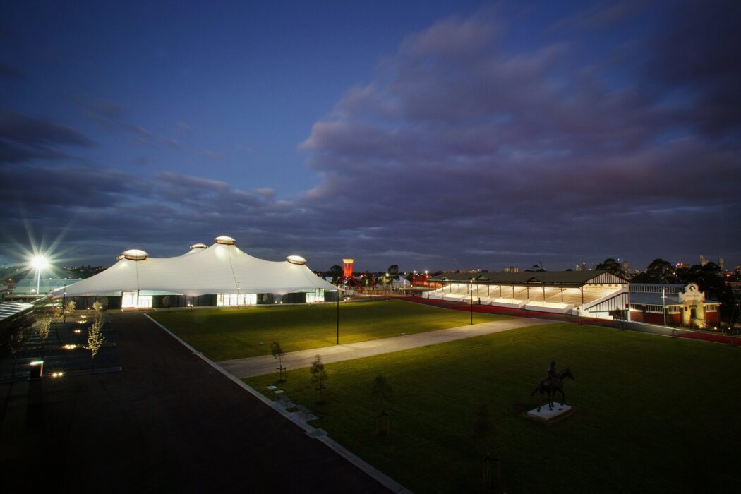 Town Square & Grandstand - Melbourne Showgrounds