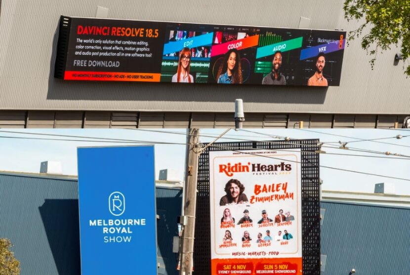 Advertising - Melbourne Showgrounds